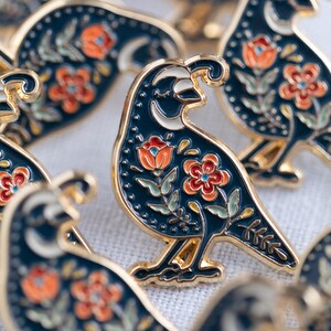 Desert Quail Enamel Pin - Etsy