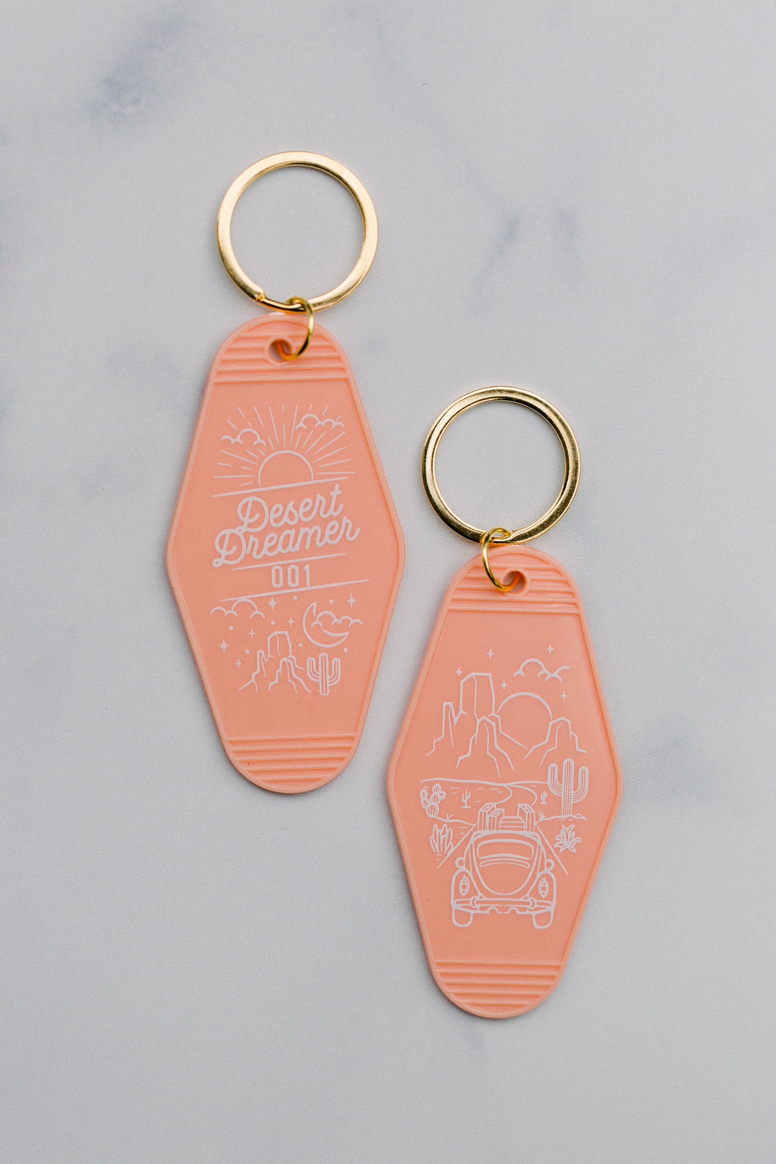 Desert Dreamer Hotel Keychain - Etsy