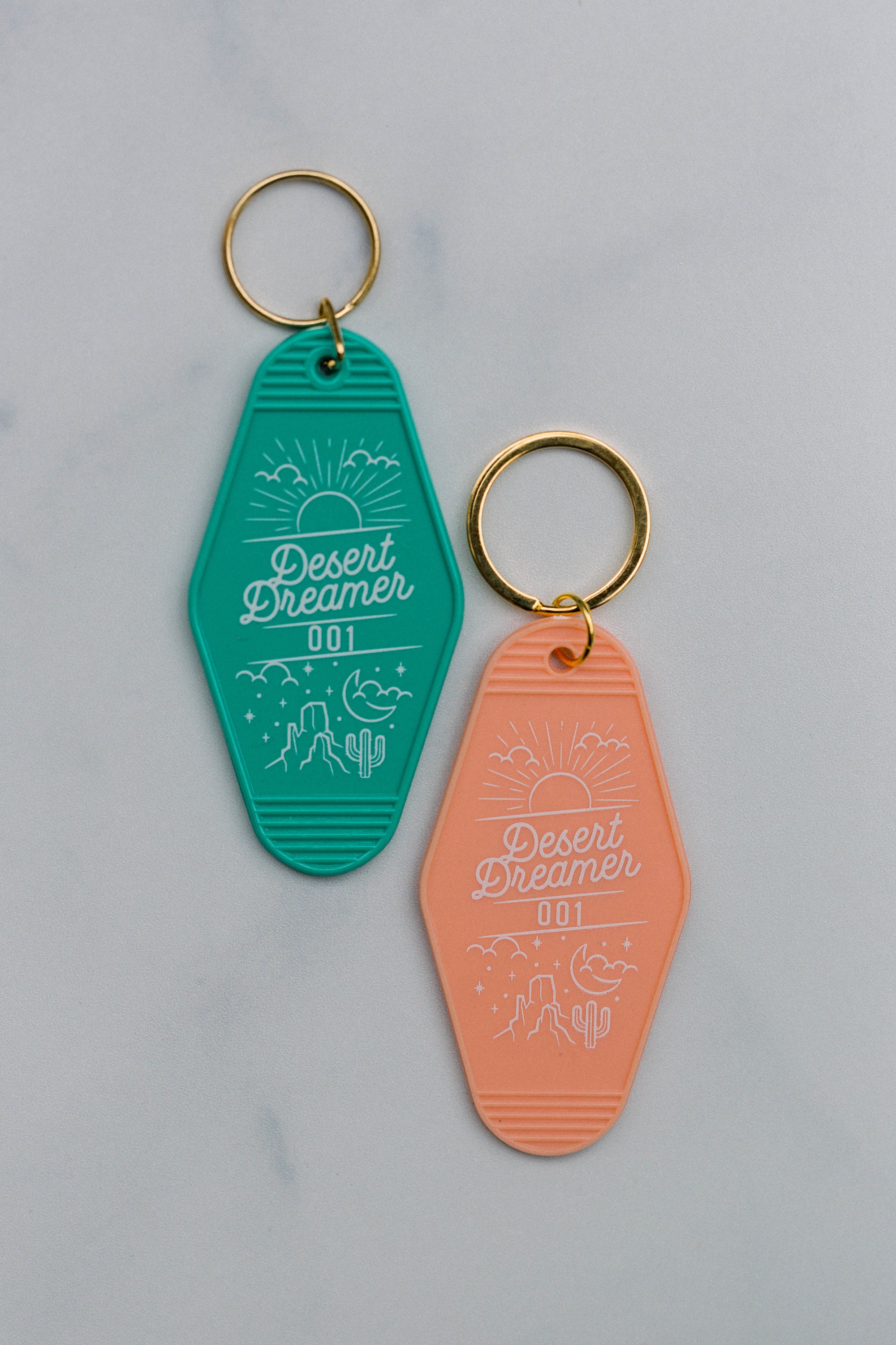 Desert Dreamer Hotel Keychain - Etsy
