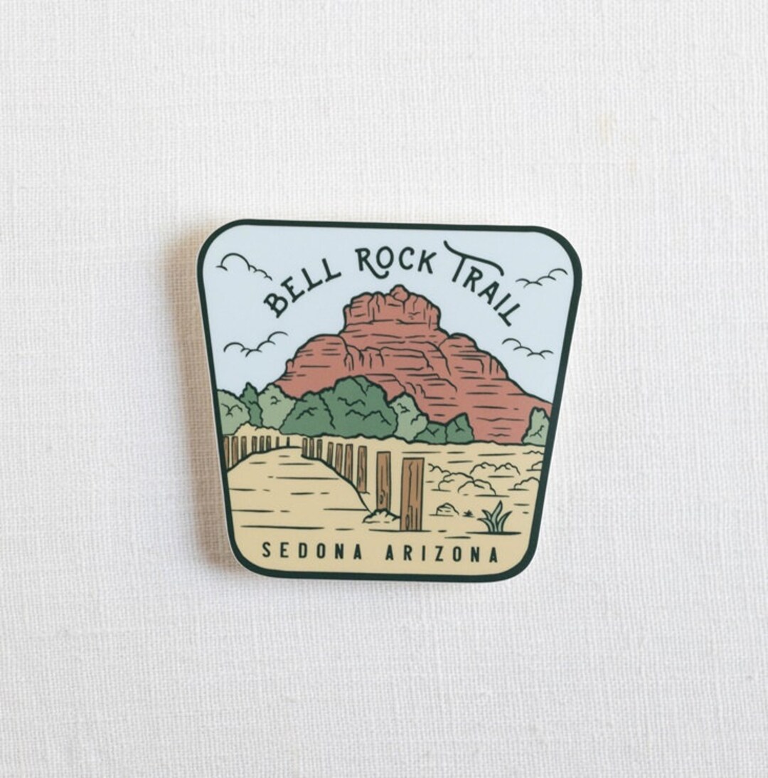 Bell Rock Trail Sedona Vinyl Sticker - Etsy