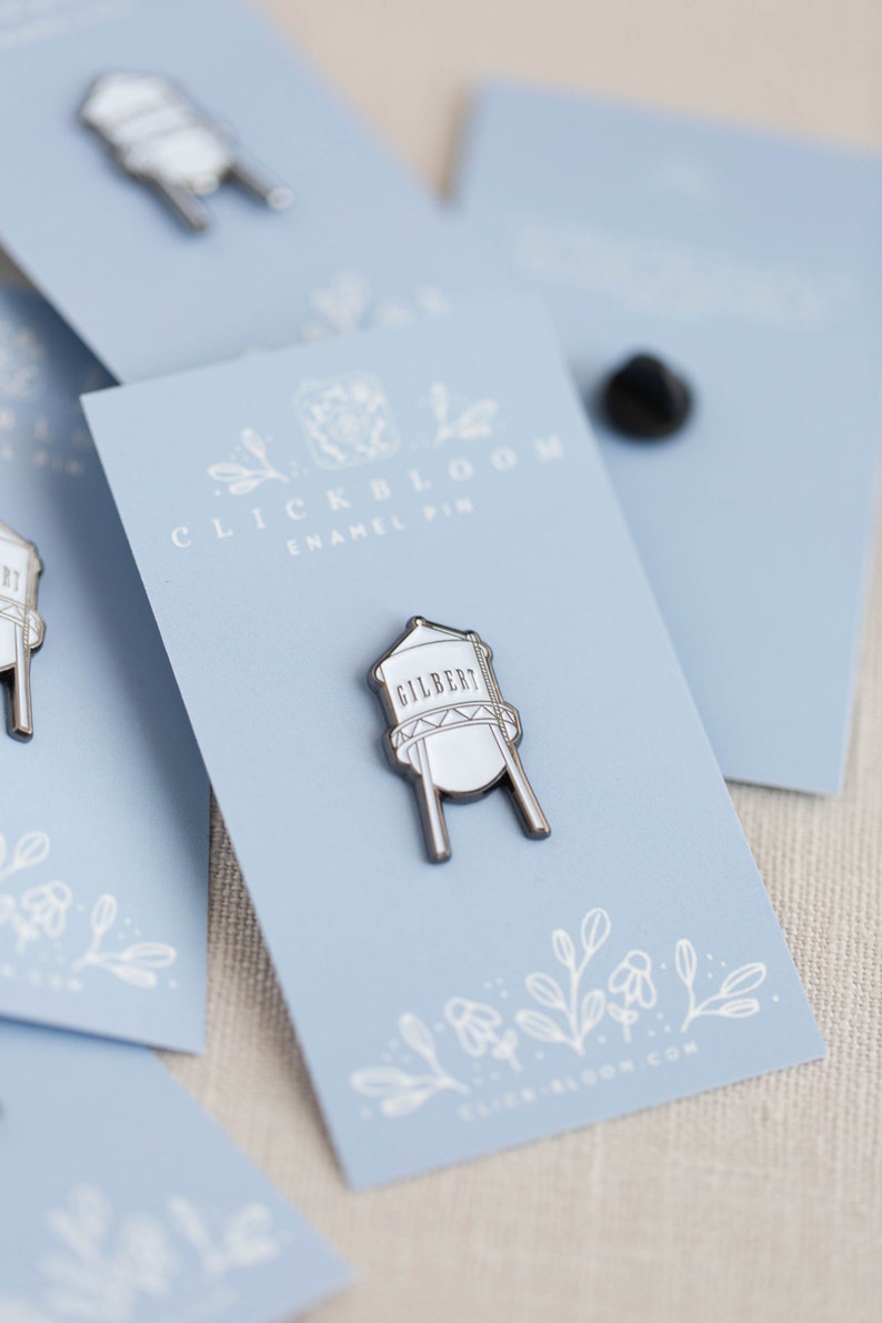 Gilbert Arizona Water Tower Enamel Pin - Etsy