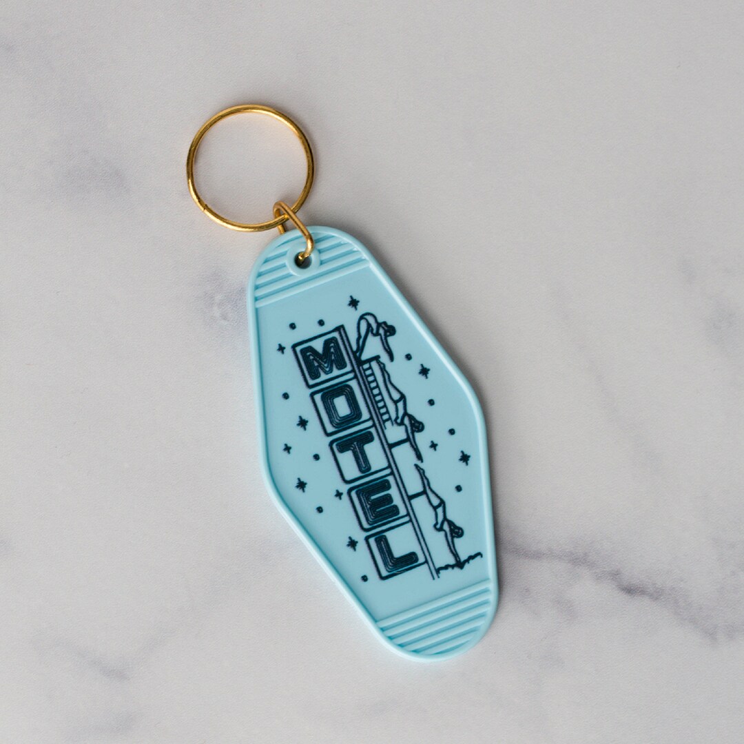 Mesa Buckhorn Baths and Diving Lady Hotel Keychain - Etsy