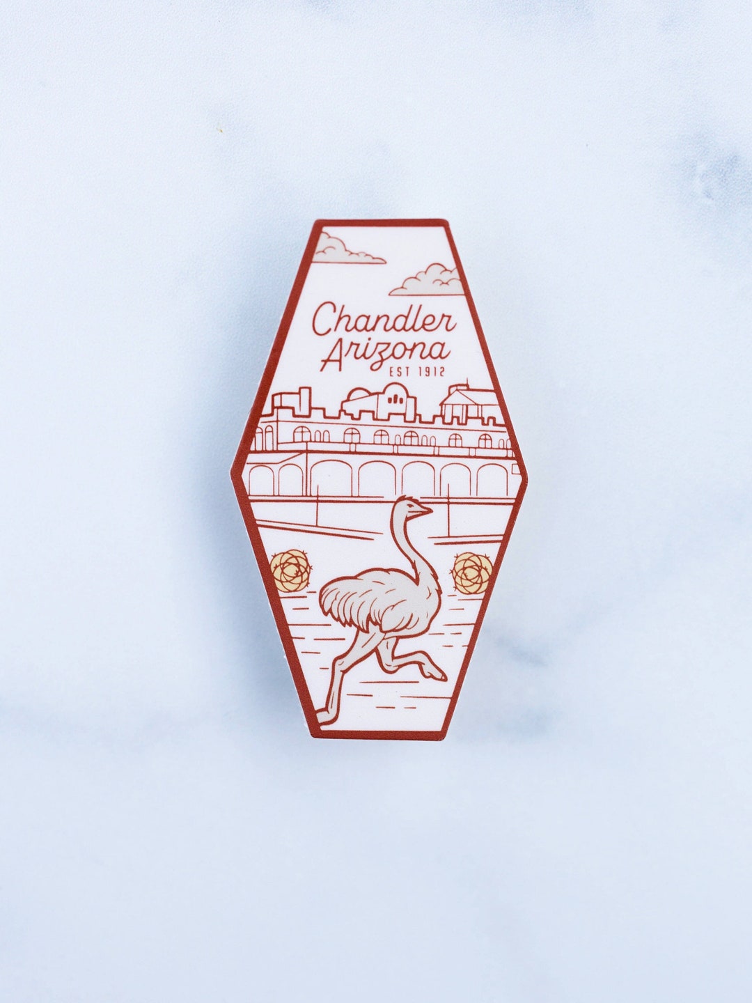 Chandler Arizona Vinyl Sticker - Etsy