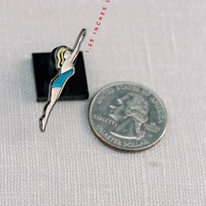 Mesa Arizona Diving Lady Enamel Pin - Etsy