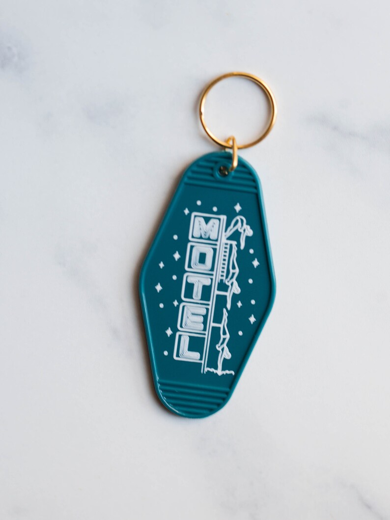 Mesa Buckhorn Baths and Diving Lady Hotel Keychain - Etsy