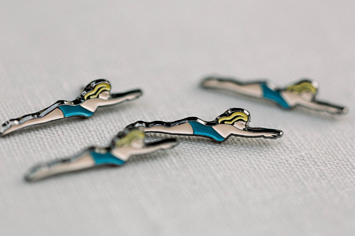 Mesa Arizona Diving Lady Enamel Pin - Etsy