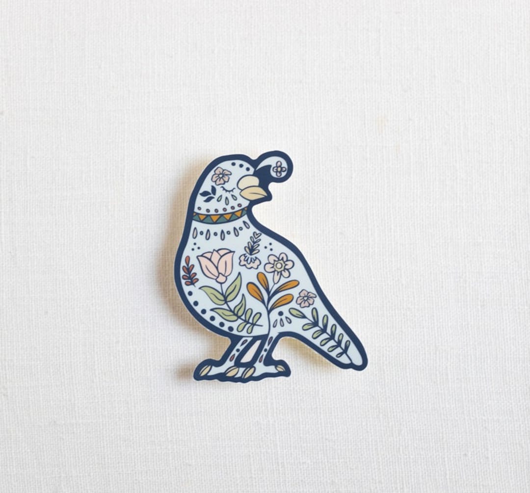 Quail Vinyl Sticker - Etsy