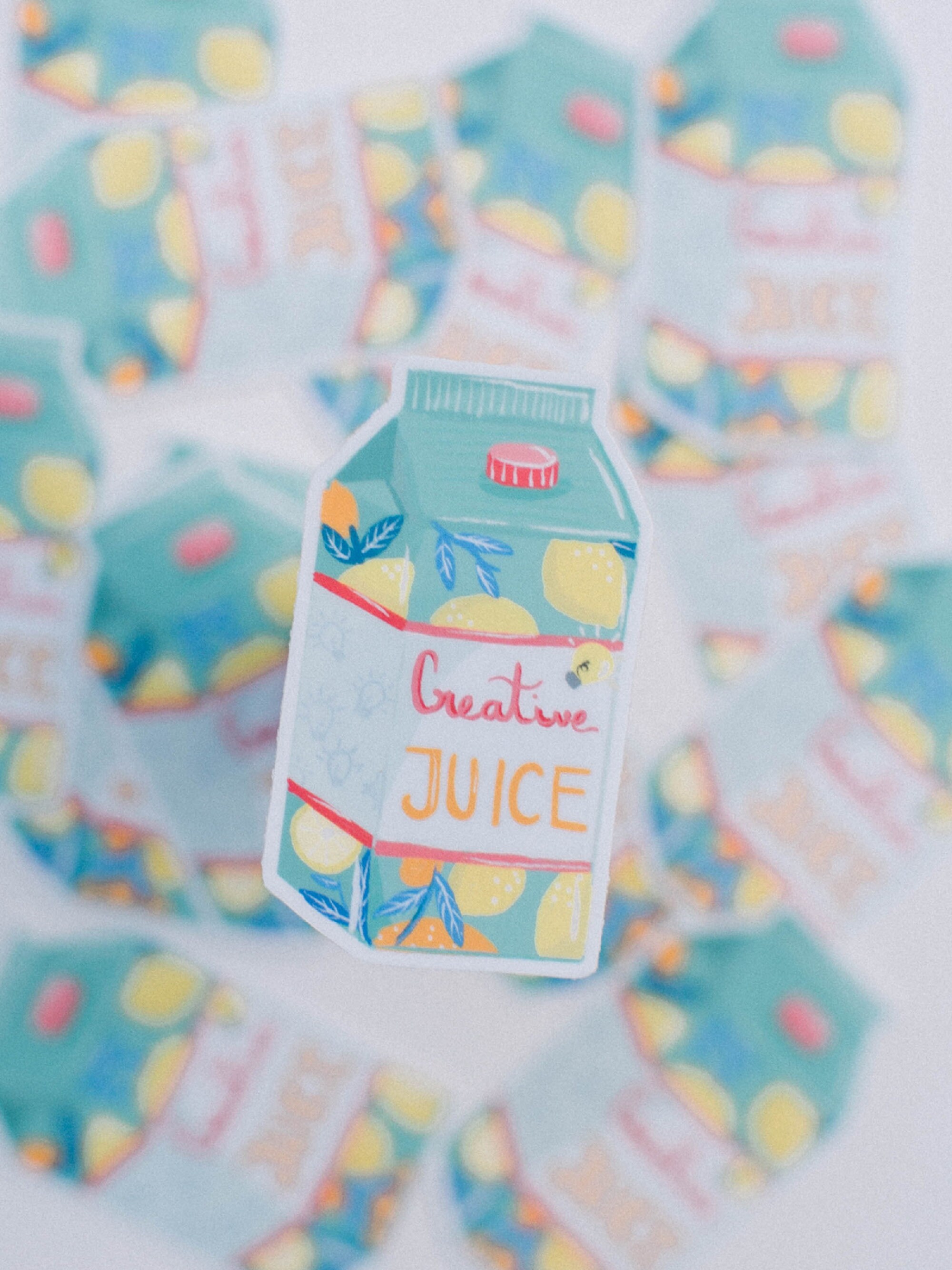 Creative Juice Vinyl Sticker - Etsy