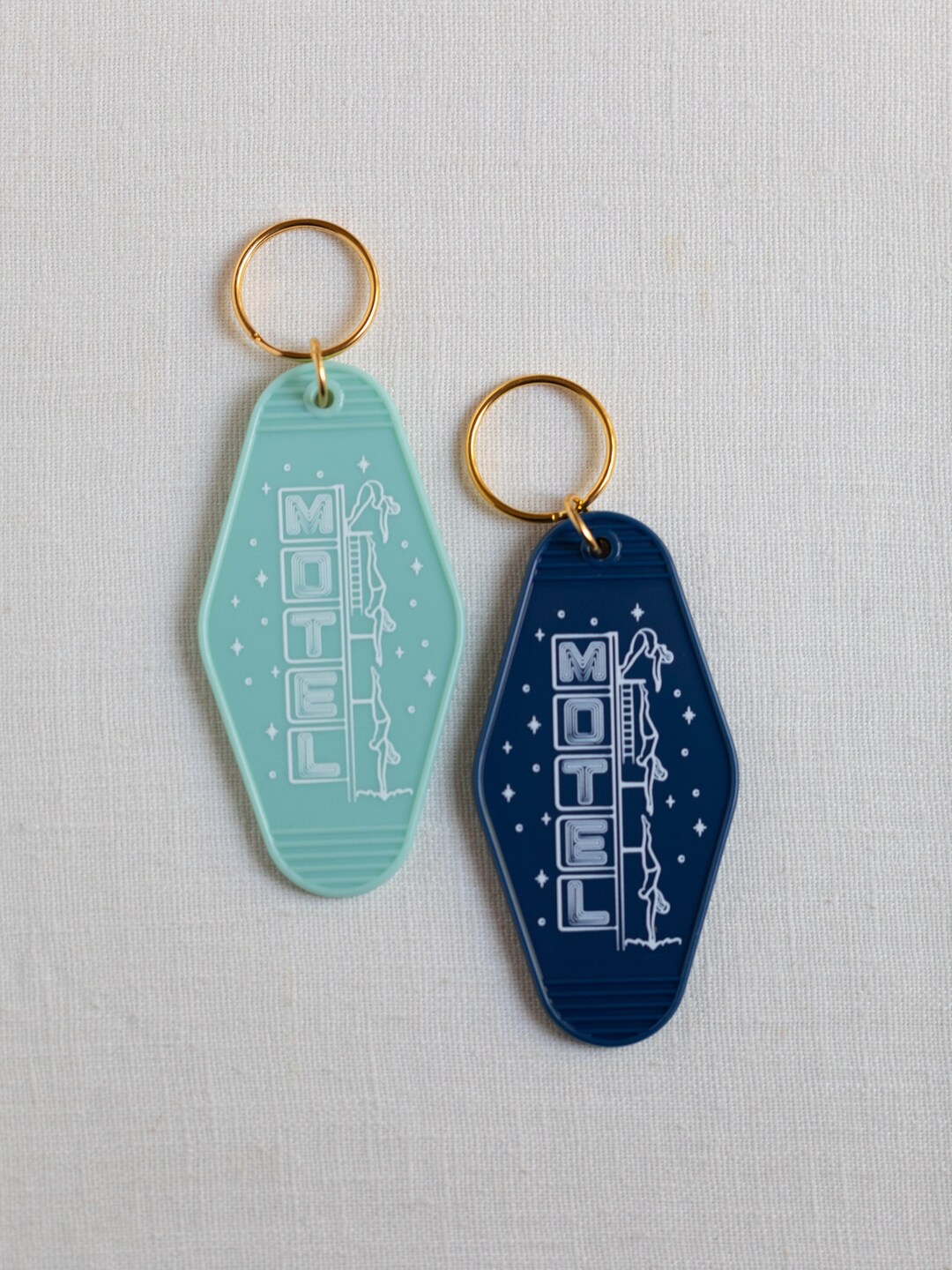 Mesa Buckhorn Baths and Diving Lady Hotel Keychain - Etsy