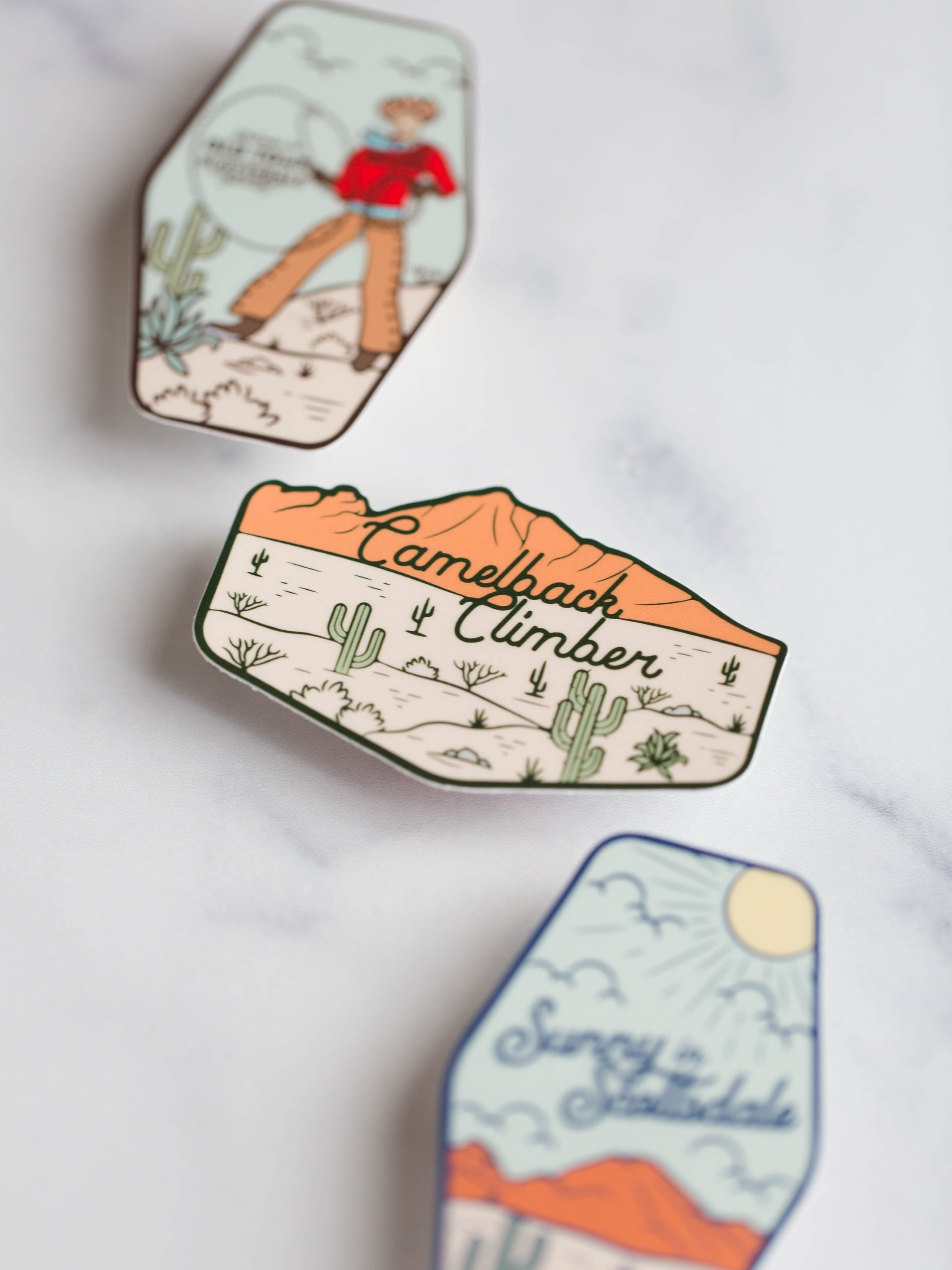 Scottsdale Arizona Vinyl Sticker Pack - Etsy