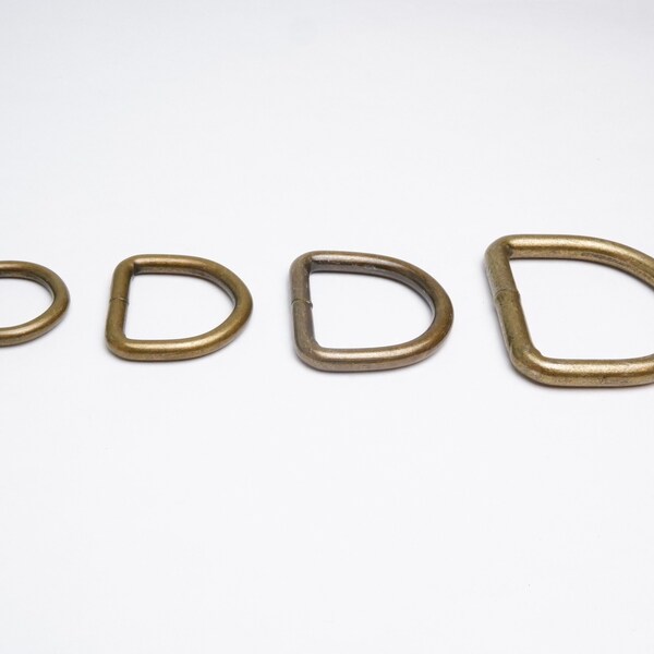 Brass D Rings - Etsy