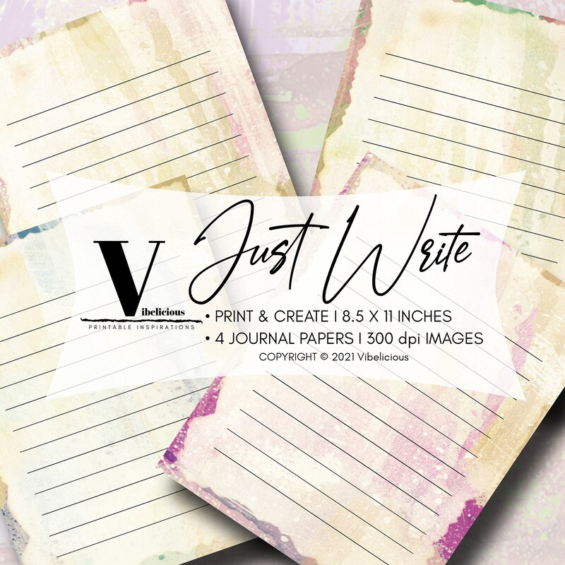 Printable Lined Paper - Etsy