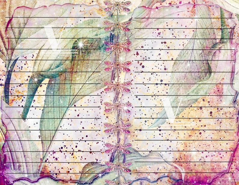 FLORAL BLISS Printable Journal Kit Journal Pages Flowers Floral Instant ...