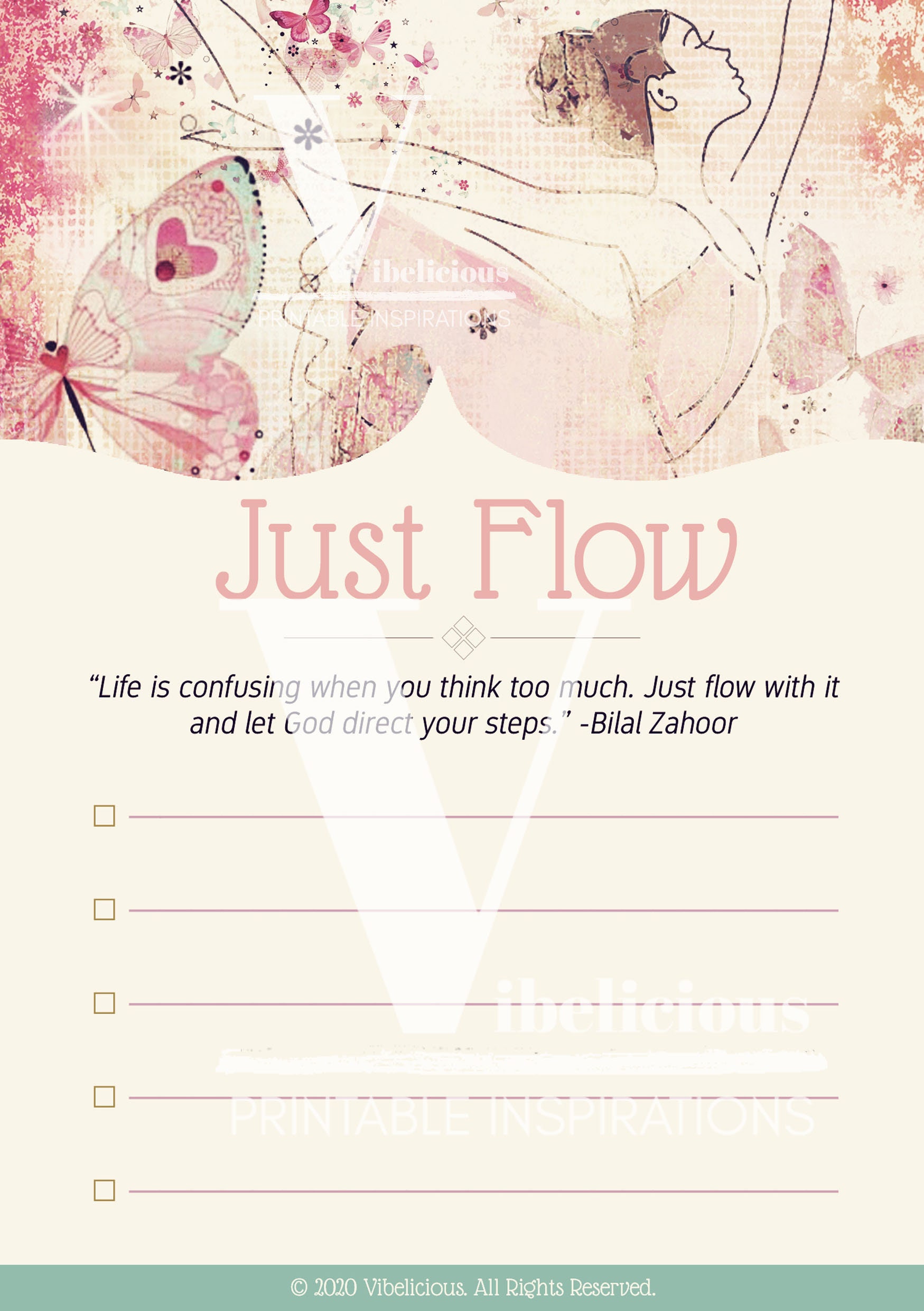 WRITE IT DOWN Printable Note Paper Set Quote Inspiration Selfdiscovery ...