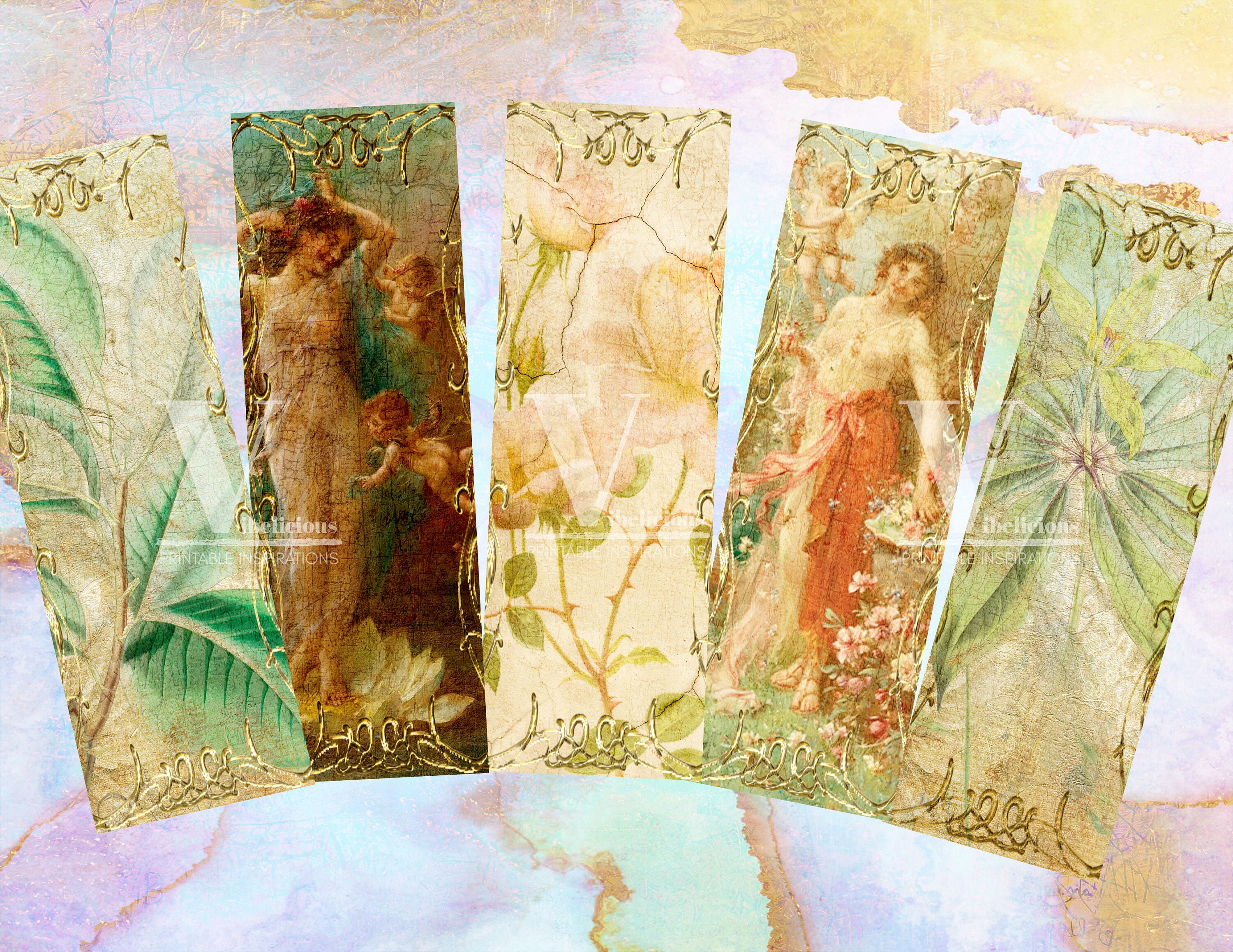 ANGEL DREAMS BOOKMARKS Digital Instant Download Printable Bookmarks ...