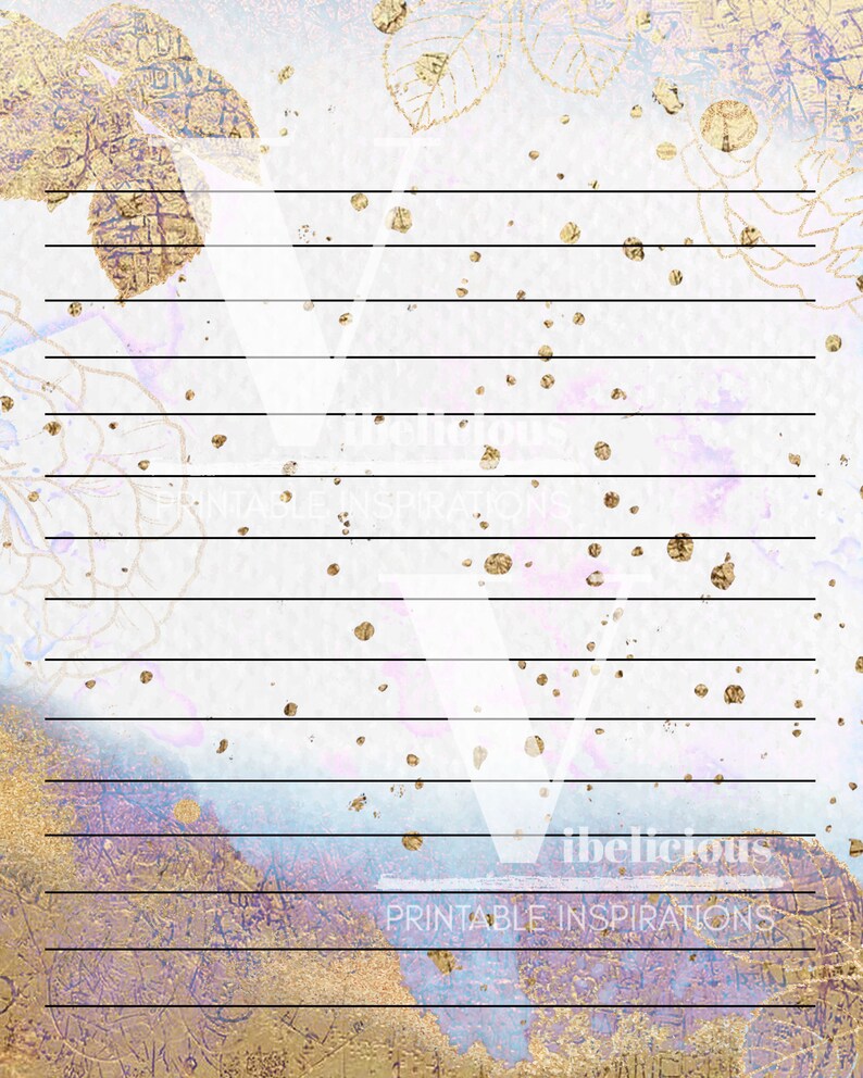 JUST WRITE PRINTABLE Lined Journal Kit Writing Paper Lined Journal ...