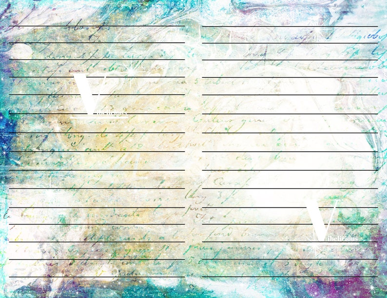 JUST WRITE Printable Lined Journal Sheets Journal Paper - Etsy UK