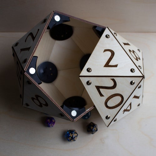 Giant Laser Cut D20 Home Decor Assembled or DIY Kit - Etsy