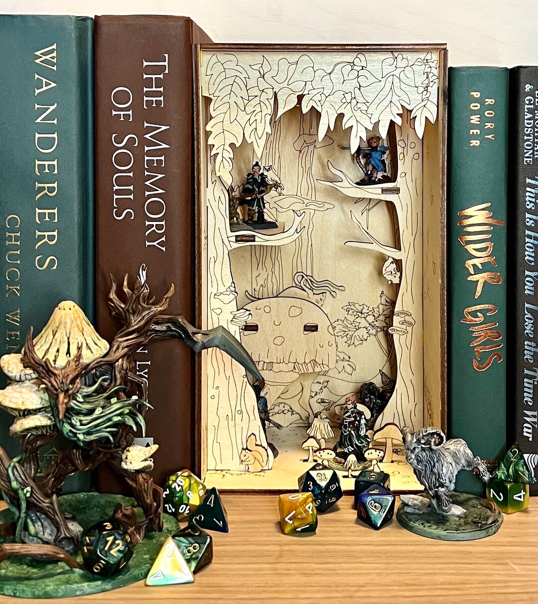 The Grove: Book Nook and Miniature Display - Etsy