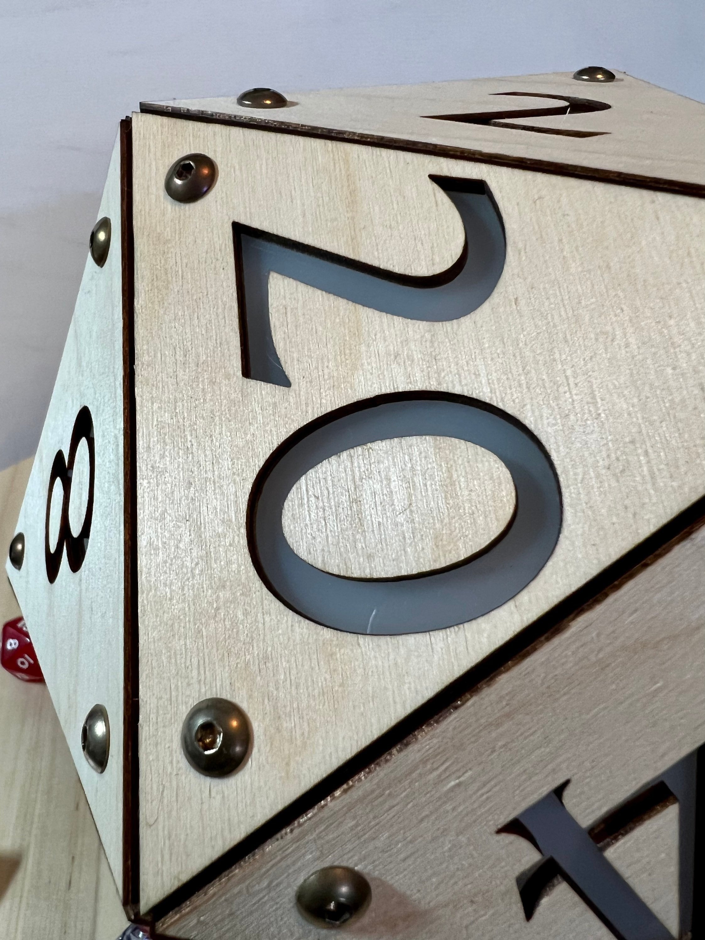 Giant Laser Cut D20 Driftglobe Lamp - Etsy