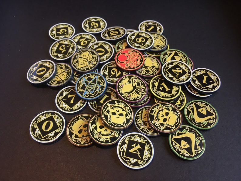 Chaos Tokens Arkham Horror LCG Full Core Pack Call of - Etsy