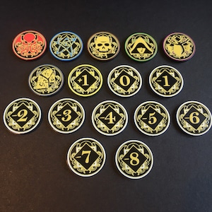 Chaos Tokens - Arkham Horror LCG Full Core Pack Call of Cthulhu Card ...