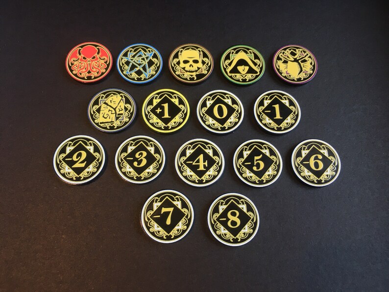 Chaos Tokens Arkham Horror LCG Full Core Pack Call of - Etsy