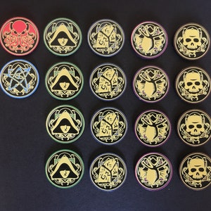 Chaos Tokens - Arkham Horror LCG Full Core Pack Call of Cthulhu Card ...