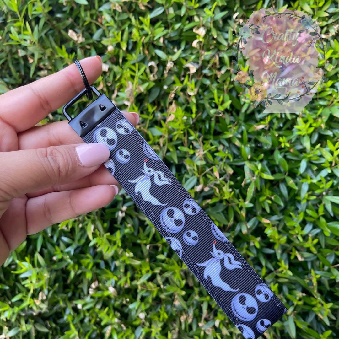 Handmade NBC Nightmare Jack Skellington Wristlet Key Fob Keychains - Etsy