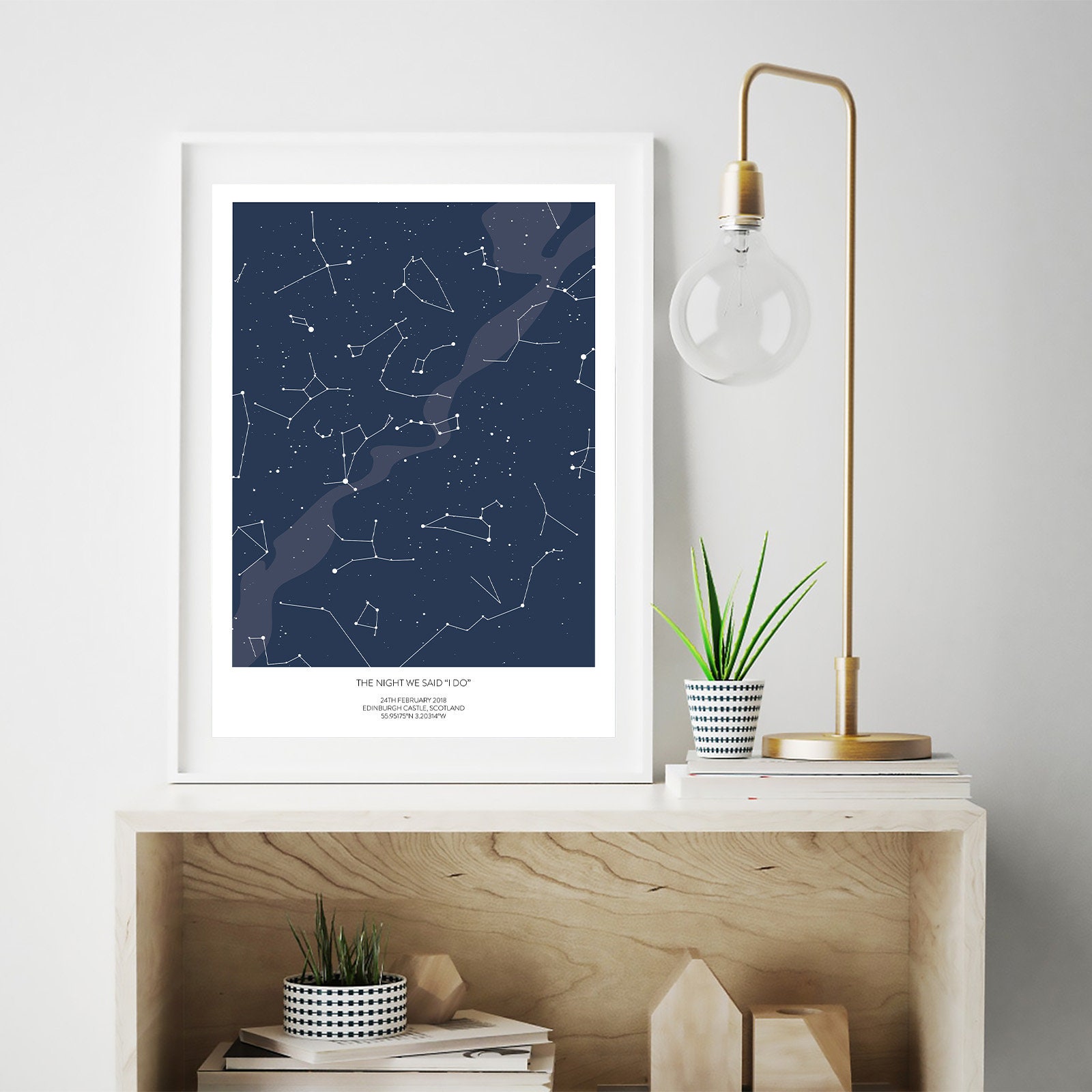 Custom Star Map Constellation Map Custom Star Chart Star | Etsy