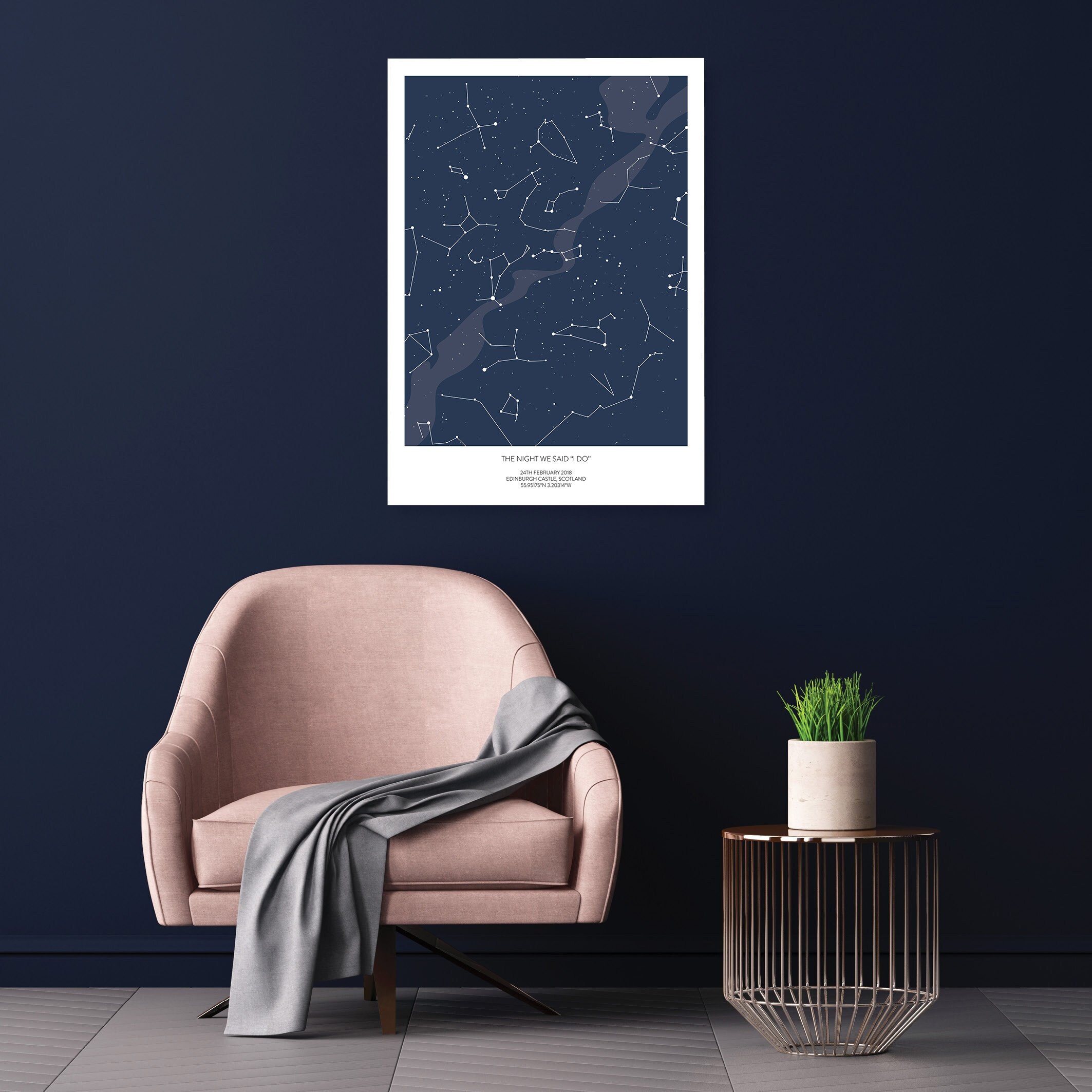 Custom Star Map Constellation Map Custom Star Chart Star | Etsy