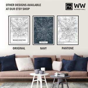 Personalised Custom City Print Town Map Map Poster Wall - Etsy UK