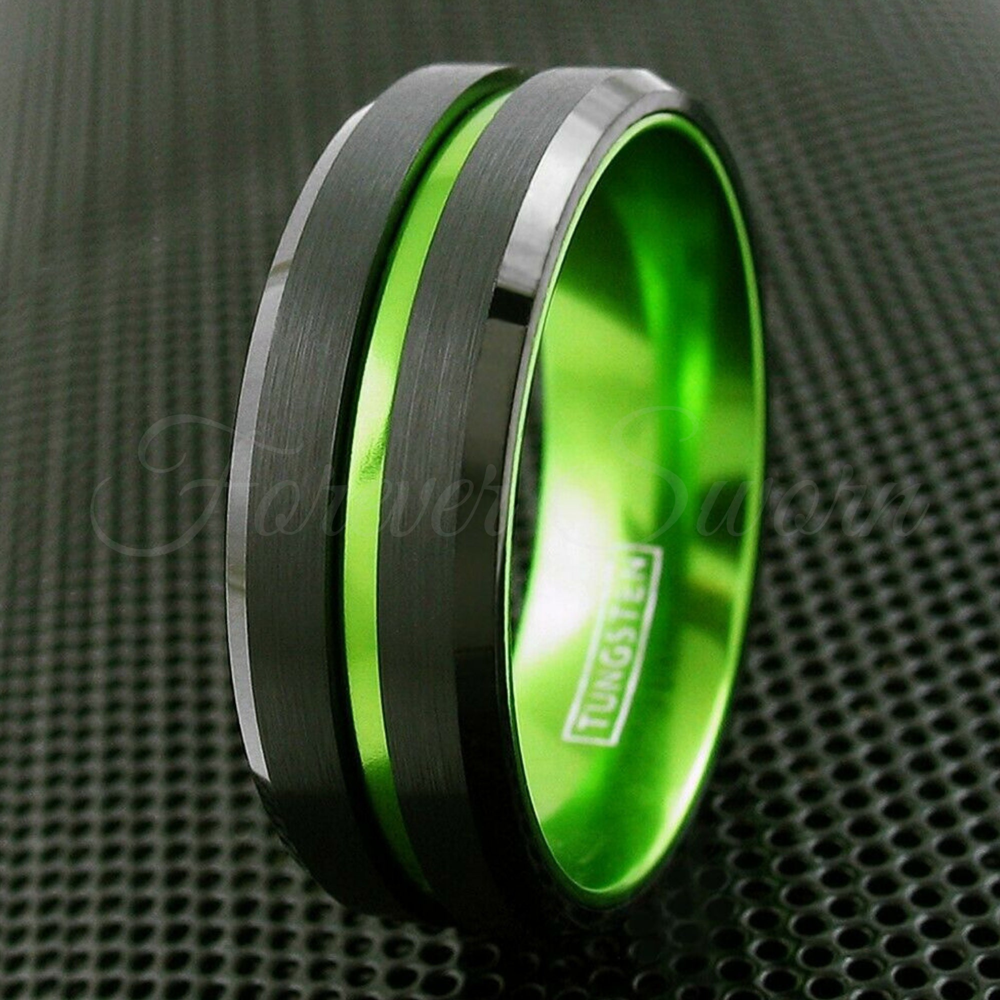Green Lantern Wedding Rings