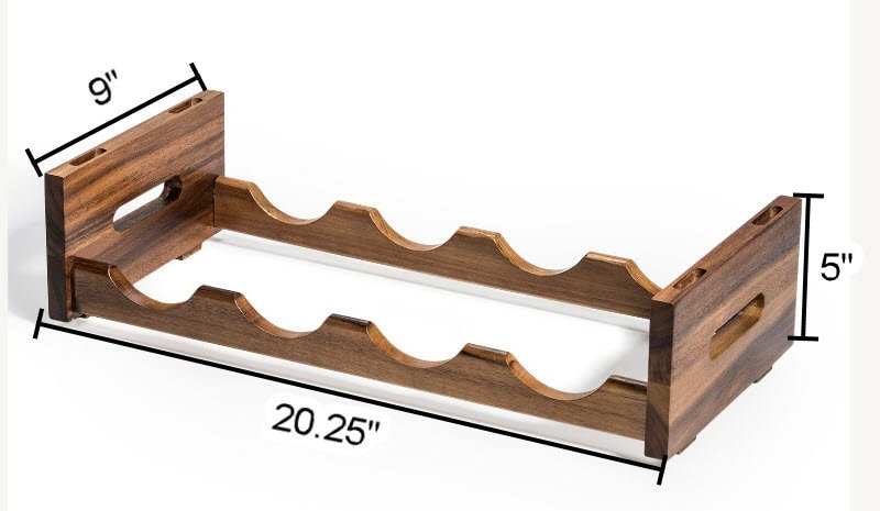 4 Bottle Stackable Wine Rack - Etsy