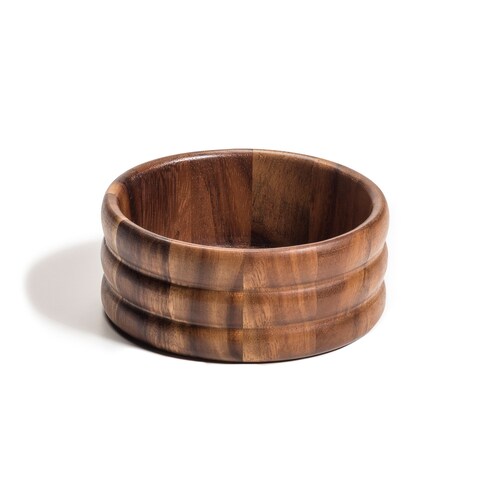 Set of 2 Teak Wood Small Bowl Sauce Bowl Round Shaped Minimal - Etsy