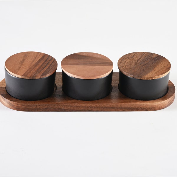 Wood Condiment Caddy - Etsy