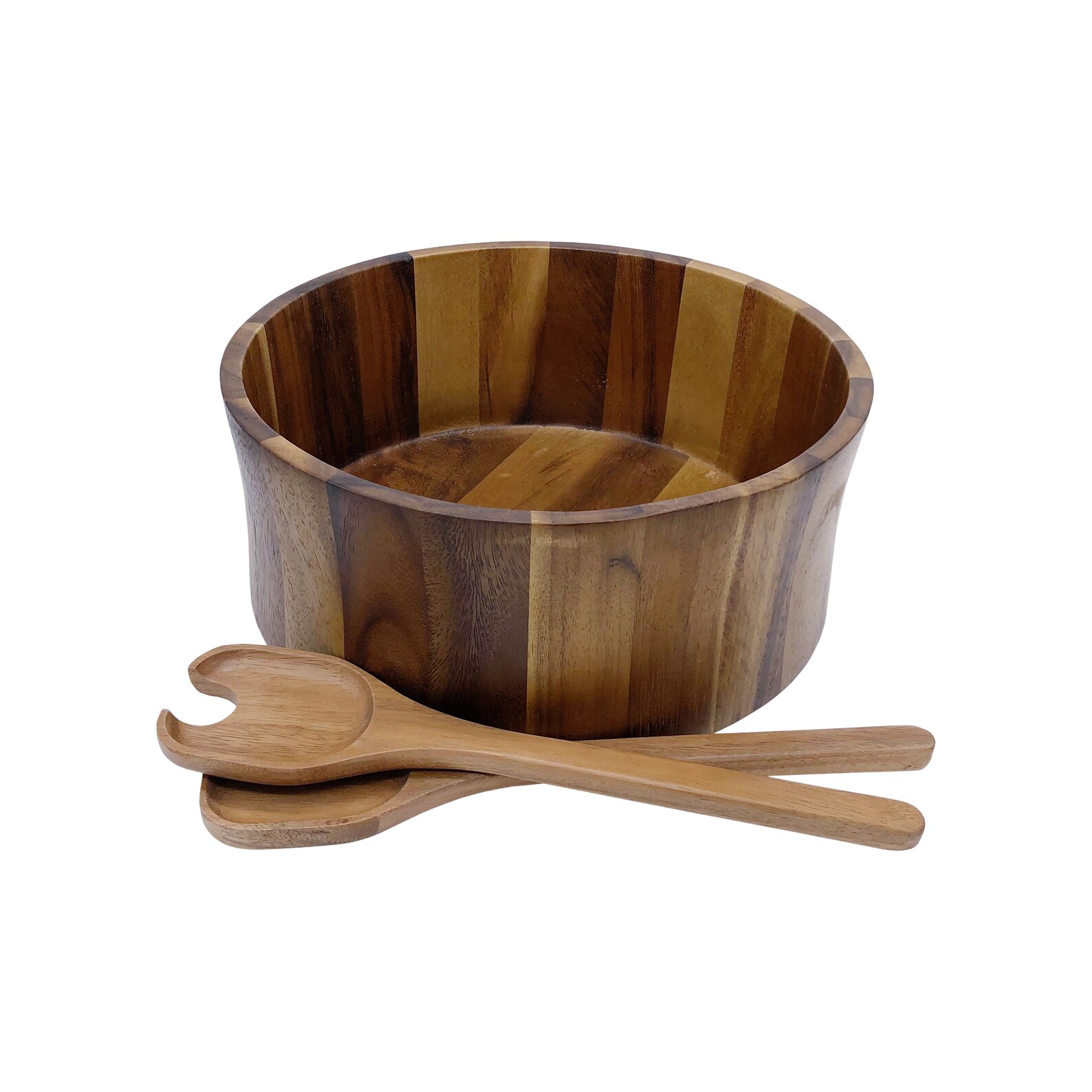 Extra Large Salad Bowl With Servers 3 Piece Set 328C-3 - Etsy