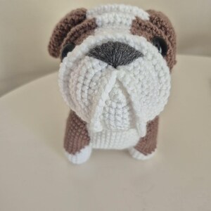 English Bulldog Dog Amigurumi Crochet Pattern: Step-by-step PDF ...