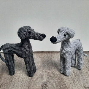 Cute Greyhound Dog Amigurumi Crochet Pattern - PDF Tutorial With Step ...