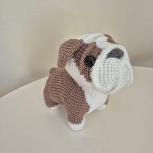 English Bulldog Dog Amigurumi Crochet Pattern: Step-by-step PDF ...