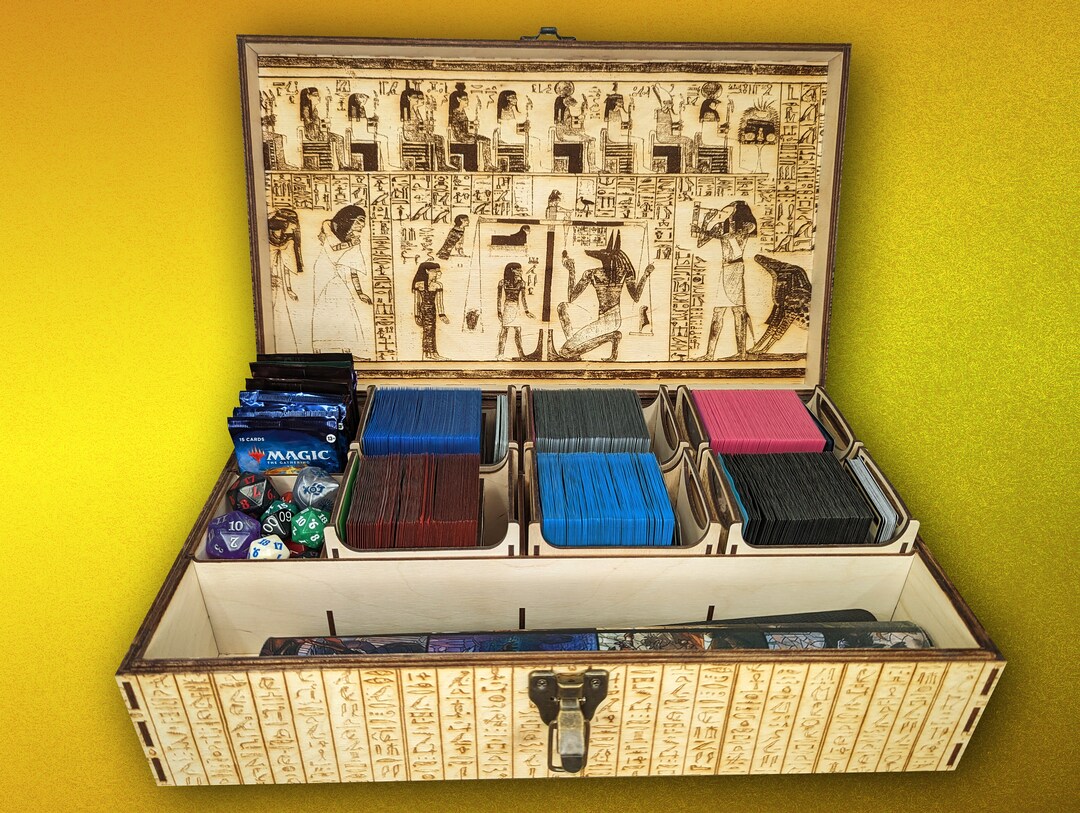 Ultimate Commander Deck Box Egyptian Book of the Dead Theme Fits SIX ...
