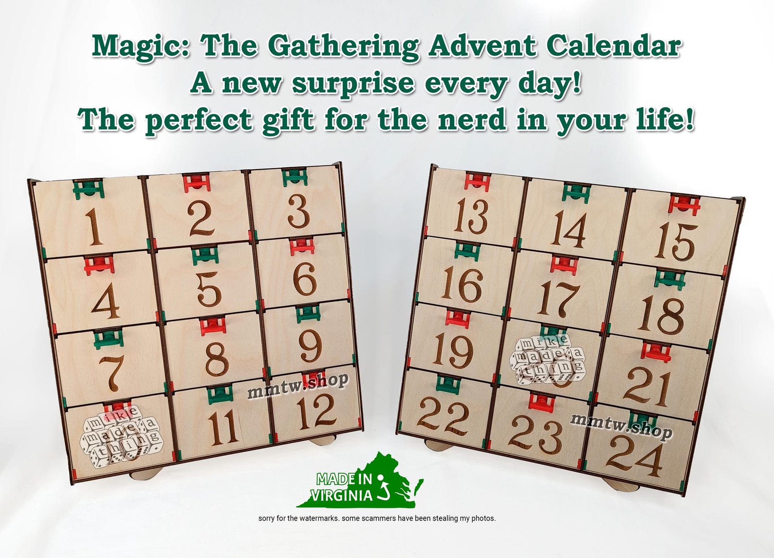 MTG 24-day Advent Calendar - A New Surprise Every Day! Multiple Options ...