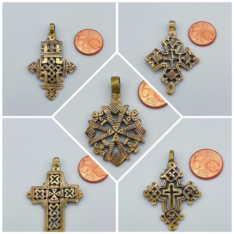 Croix Copte éthiopienne - Bijoux Betel - Etsy