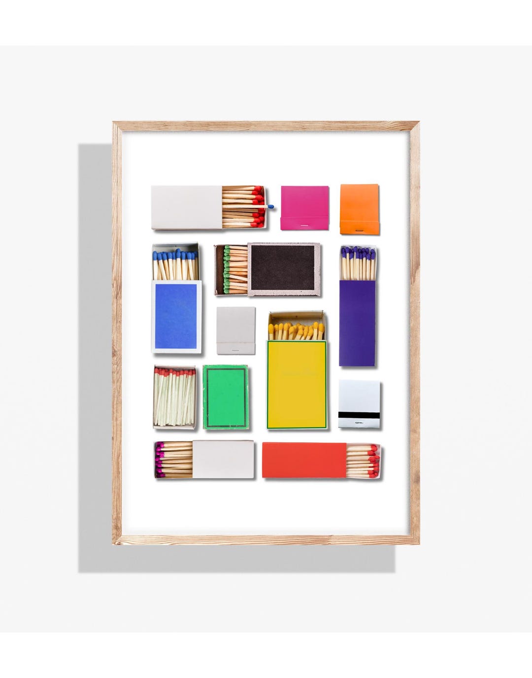 Rainbow Matchbox Art Template: DIY Matchbook Gift (digital Download) - Etsy