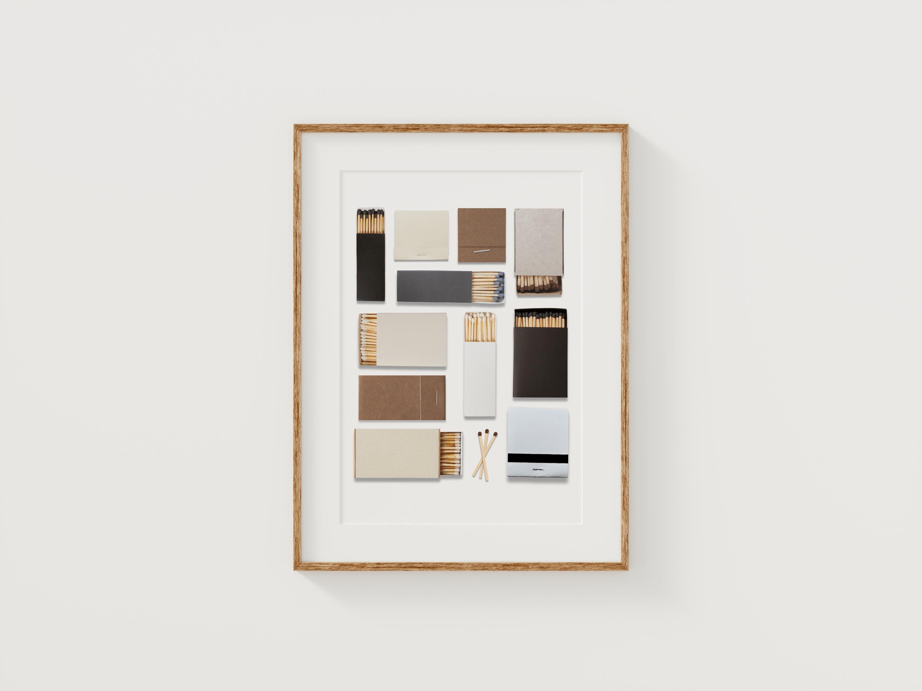 Neutral Blank Matchbox Template | Create Your Own | Custom Personalized ...