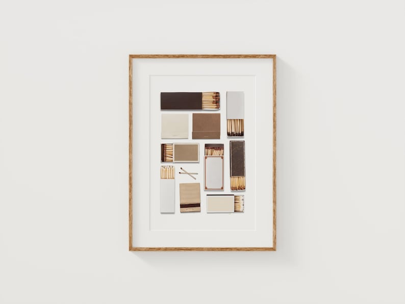 Custom Matchbook Poster Template: DIY Couples Gift (digital Download ...