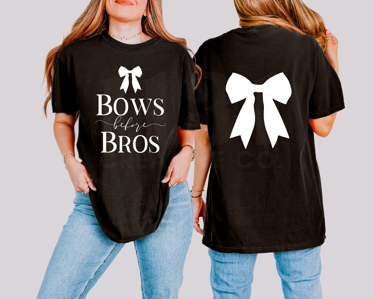 Bows Before Bros Galentine Shirt SVG and PNG File | Black Bow SVG Cut ...