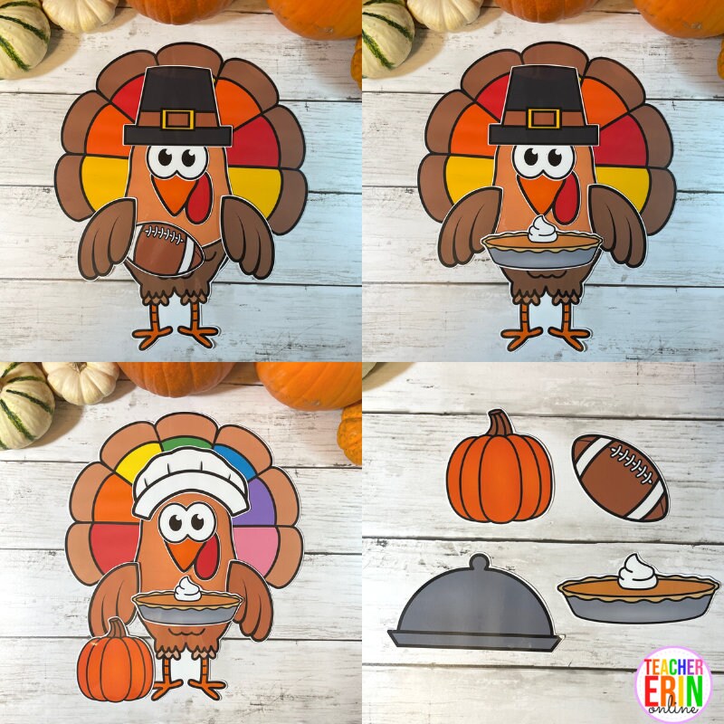 Build A Turkey Potato Mr. & Mrs. | Thanksgiving Potato Head and ...