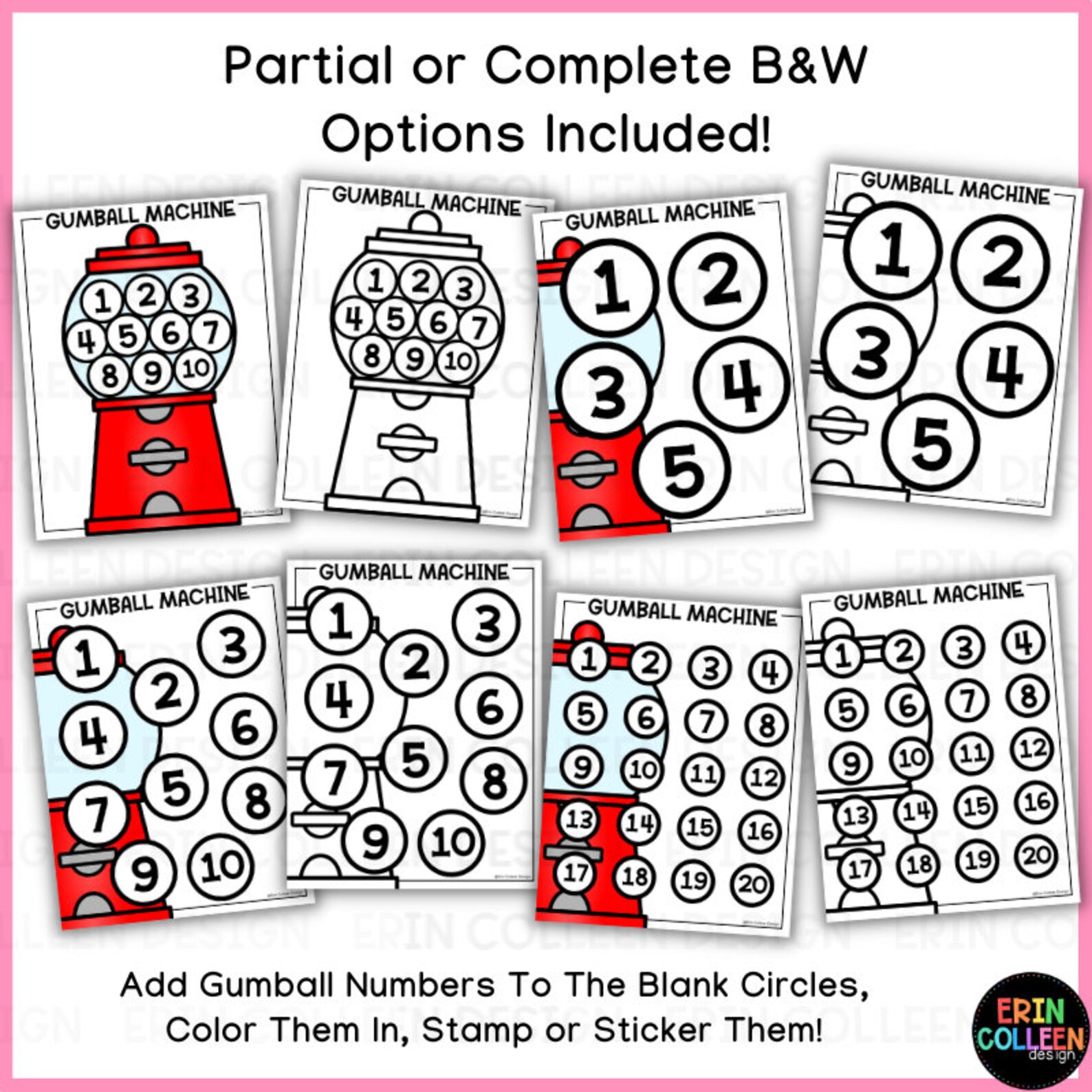 Bubble Gum Machine Reward Chart for Classroom Management, Rewards ...