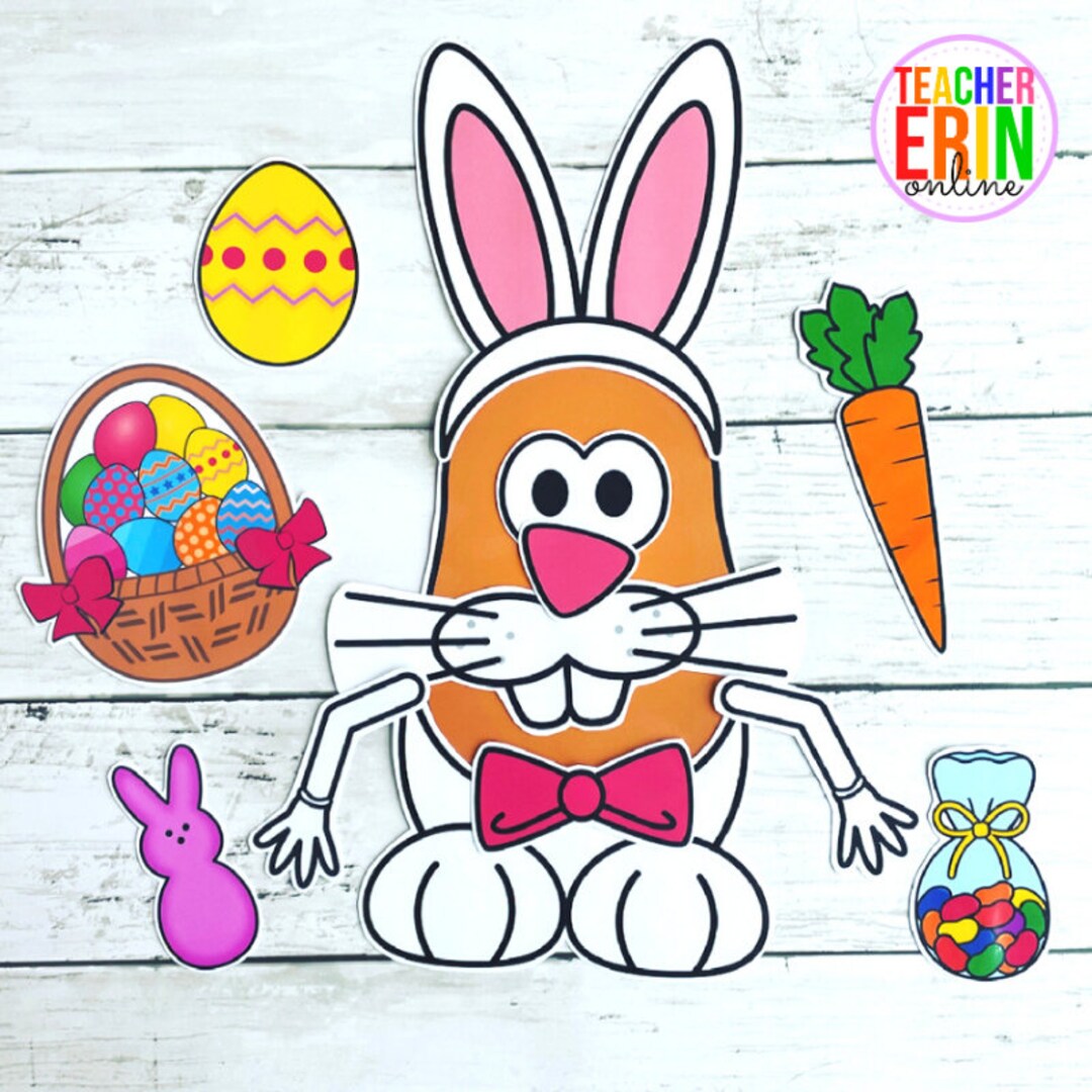 Build an Easter Mr. Potato | Easter Bunny Potato Head and Accessories ...